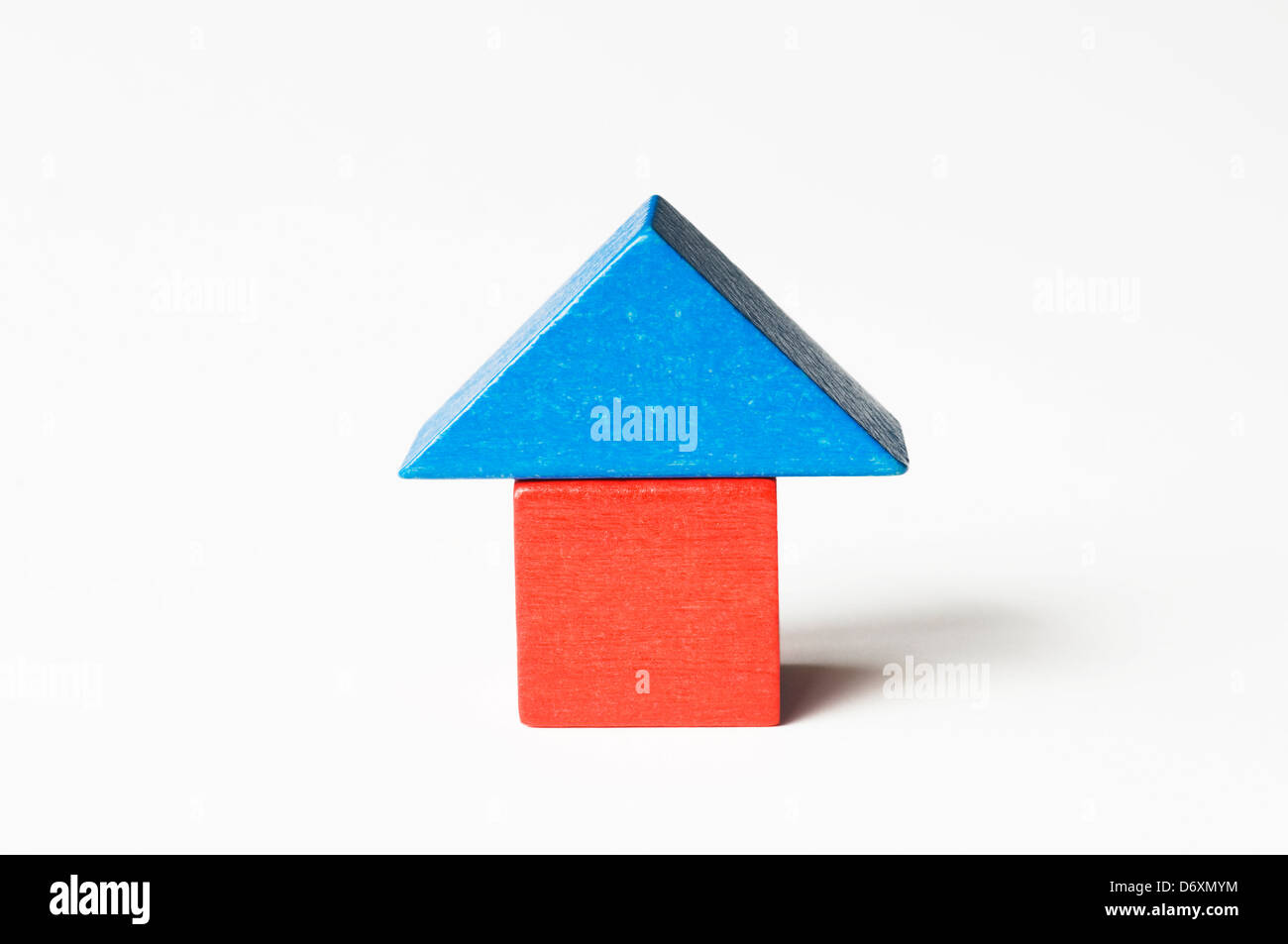 Shot red brick roof Cut Out Stock Images & Pictures - Alamy