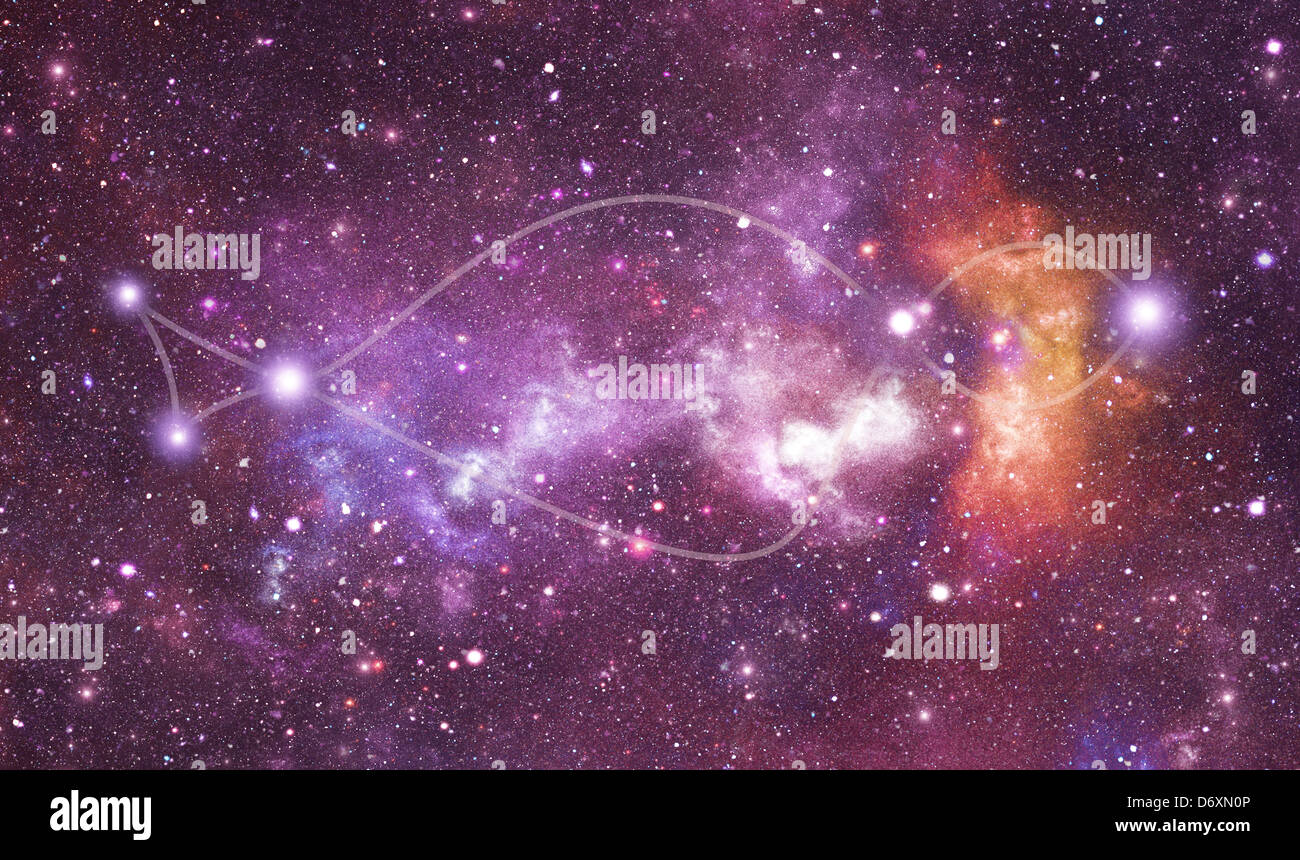 Constellation Dorado (Dor), one of the modern constellations Stock ...