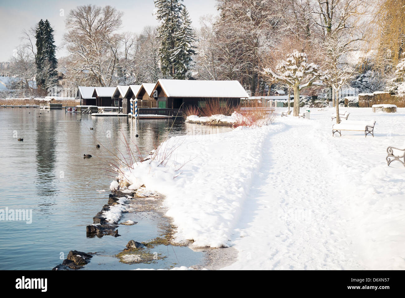 An image of the Starnberg Lake in Bavaria Germany - Tutzing Stock Photo ...