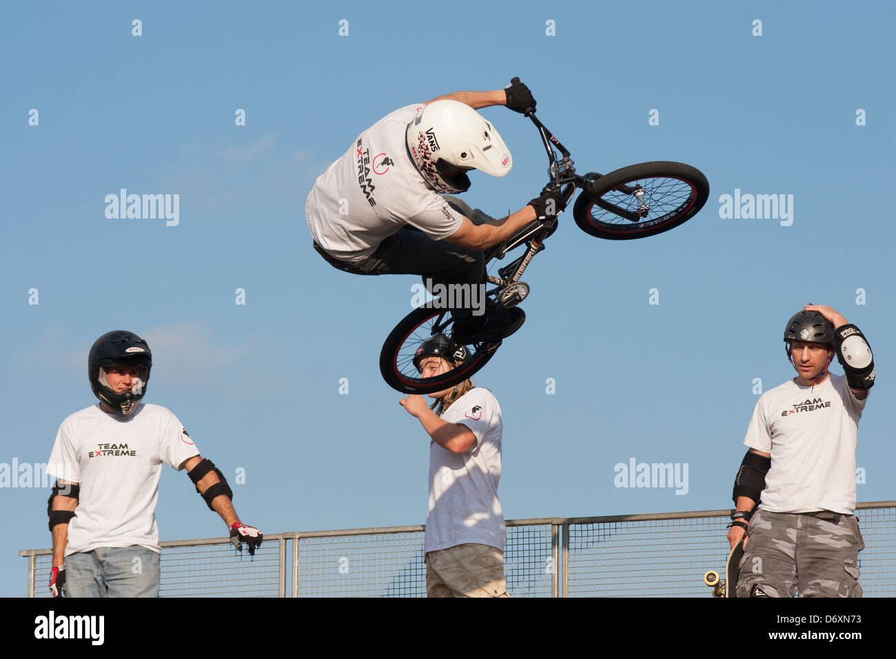 Team Extreme BMX Show at Legoland Windsor Stock Photo - Alamy