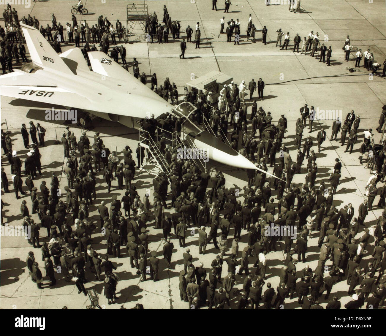 A photograph showing the development and production of the F-111 ...