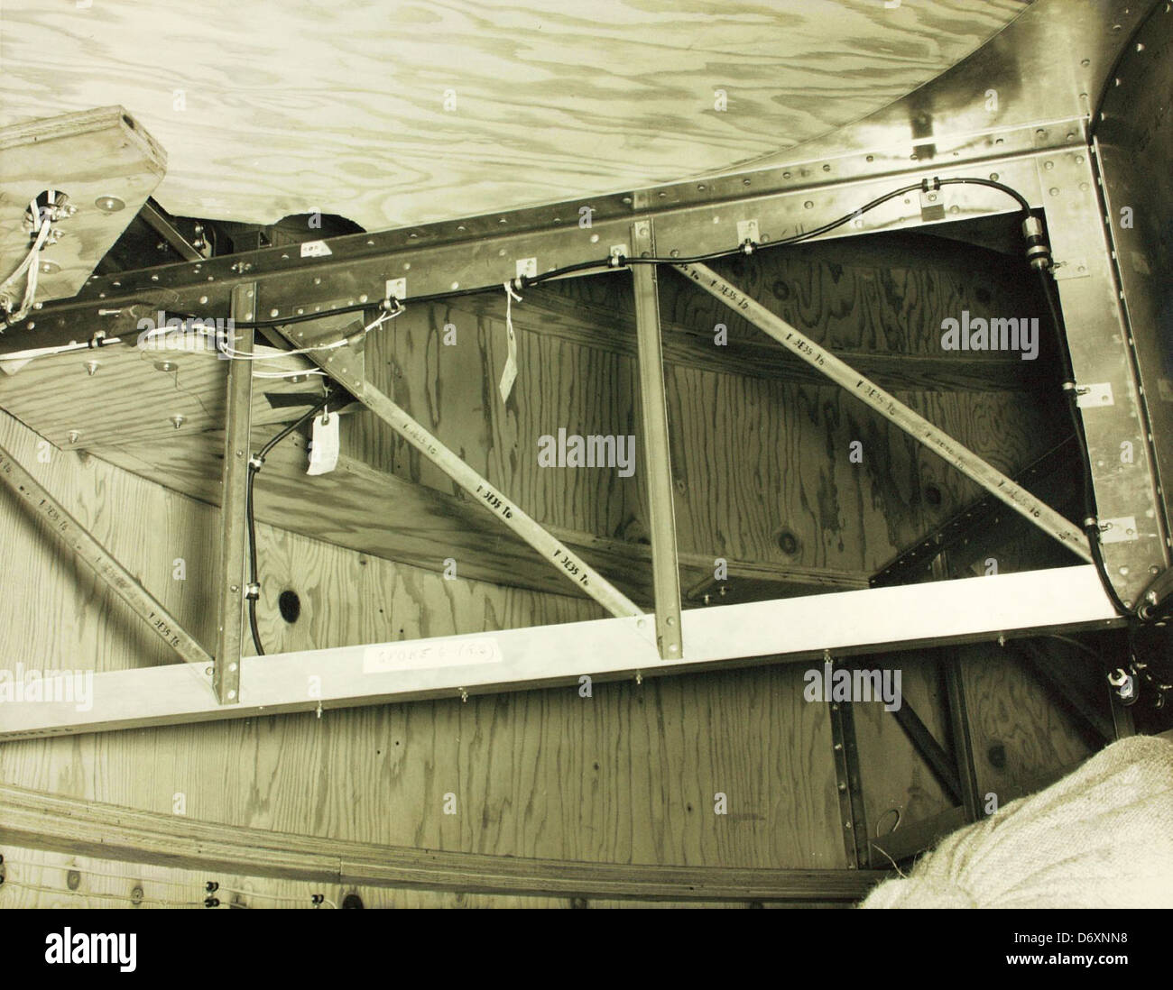 This photograph captures the Little Joe 2 rocket tests conducted at ...