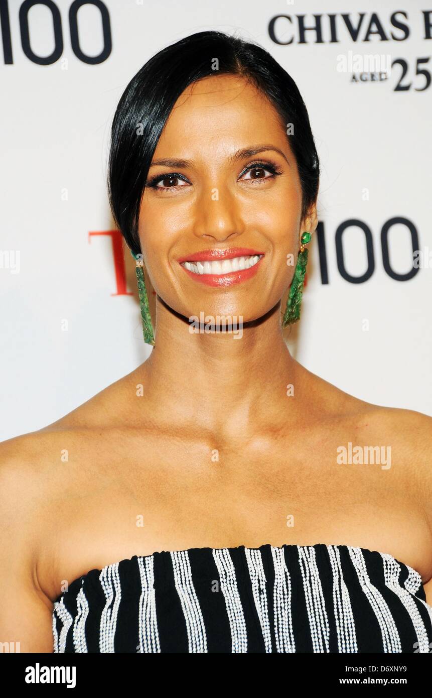 New York, USA. April 23, 2013. Padma Lakshmi at arrivals for TIME 100 ...