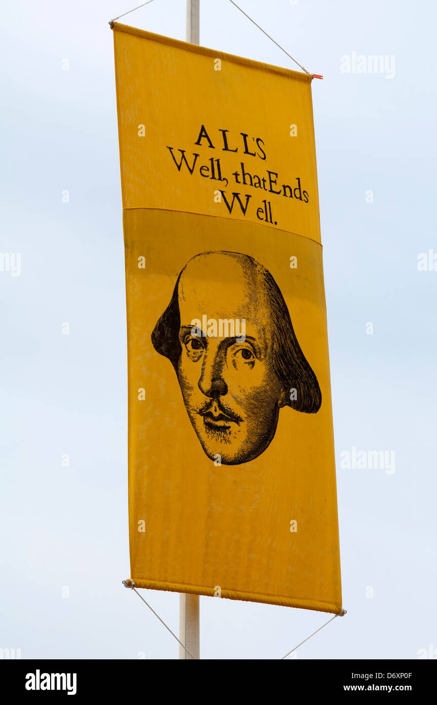 William Shakespeare banner Stock Photo - Alamy