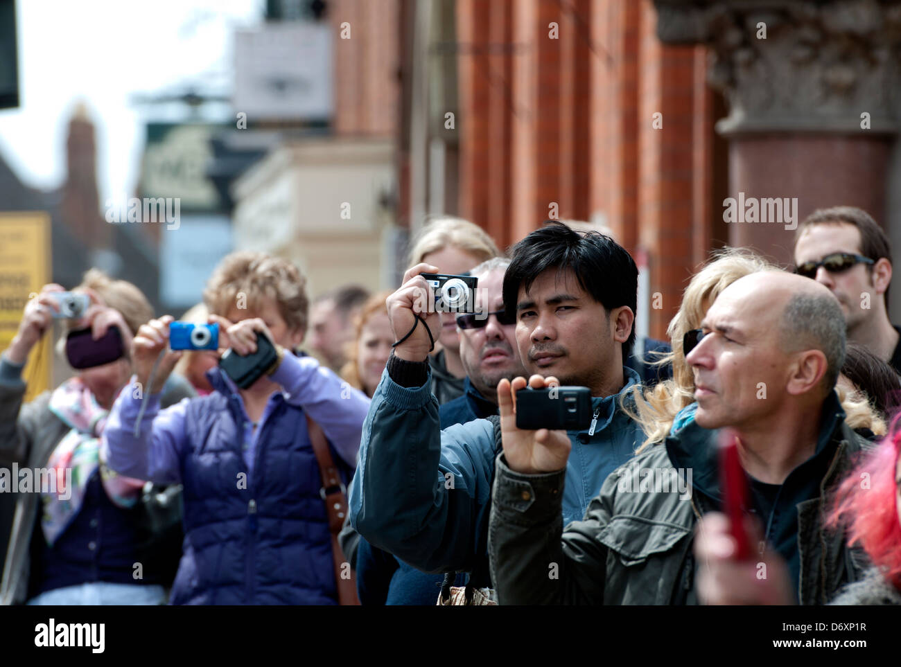 People taking photographs Stock Photo - Alamy