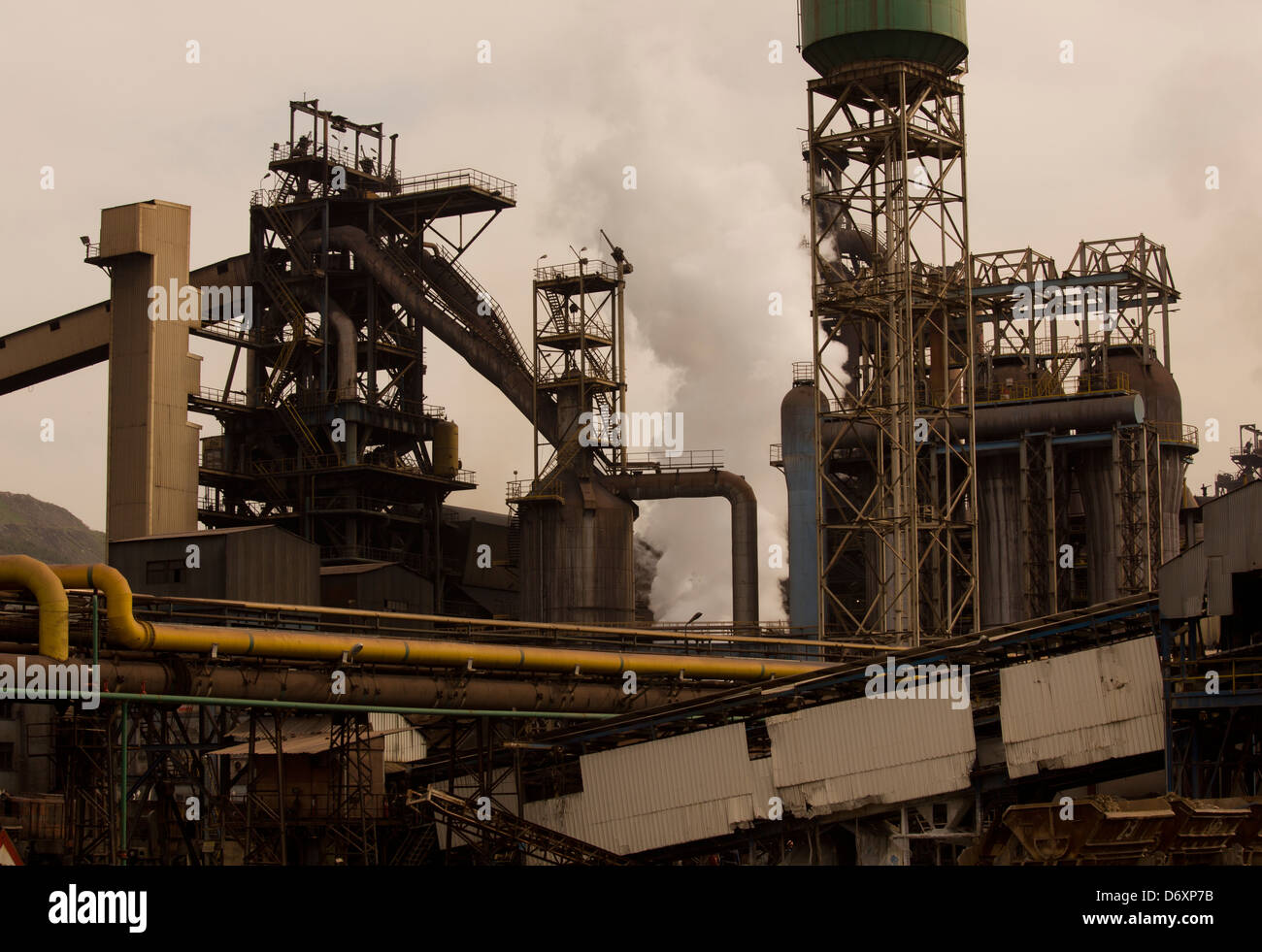 Steel factory industry Stock Photo - Alamy