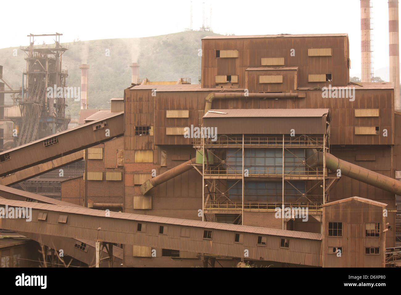 Steel factory industry Stock Photo - Alamy