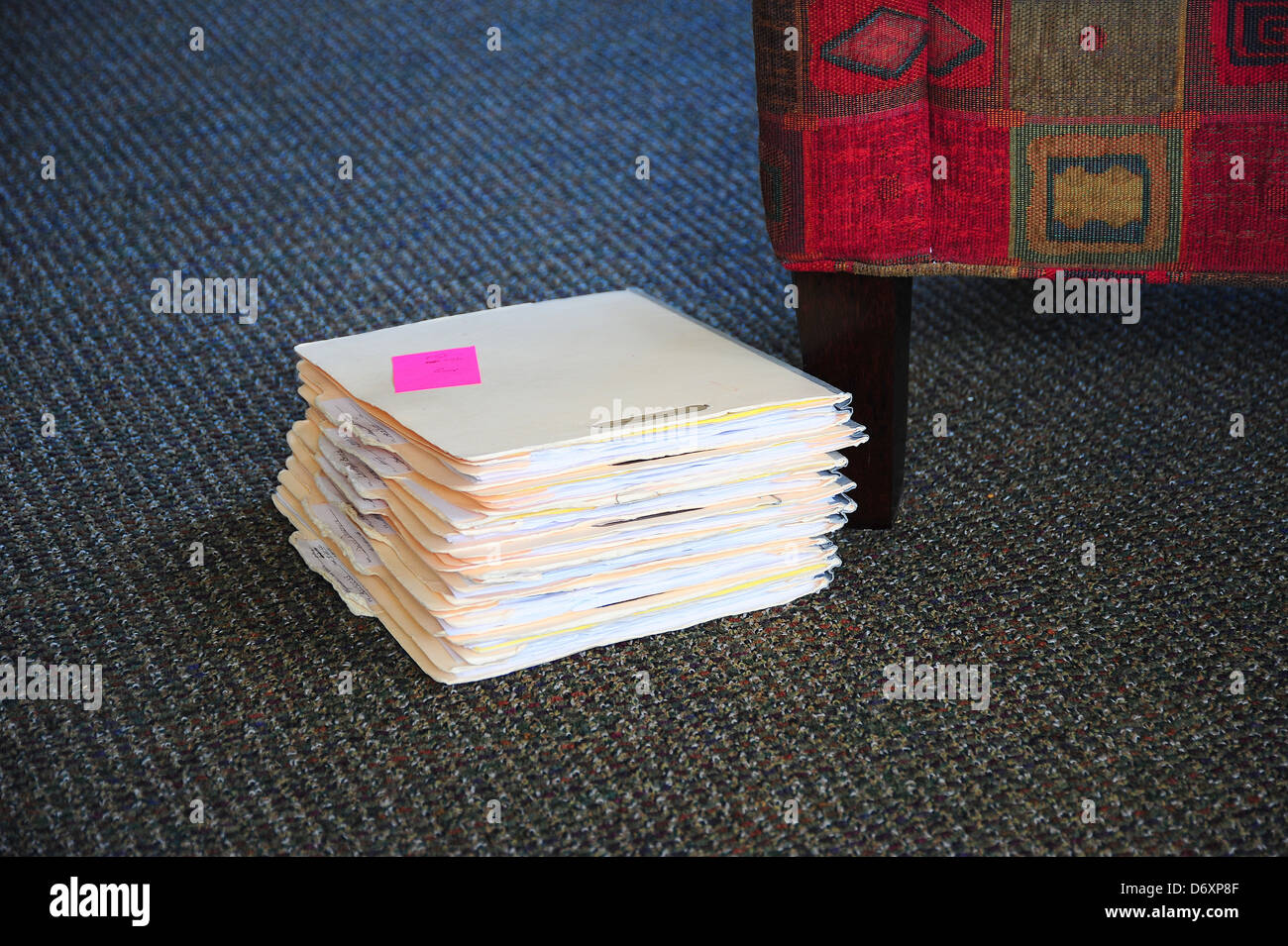 Confidential files on a office files Stock Photo - Alamy