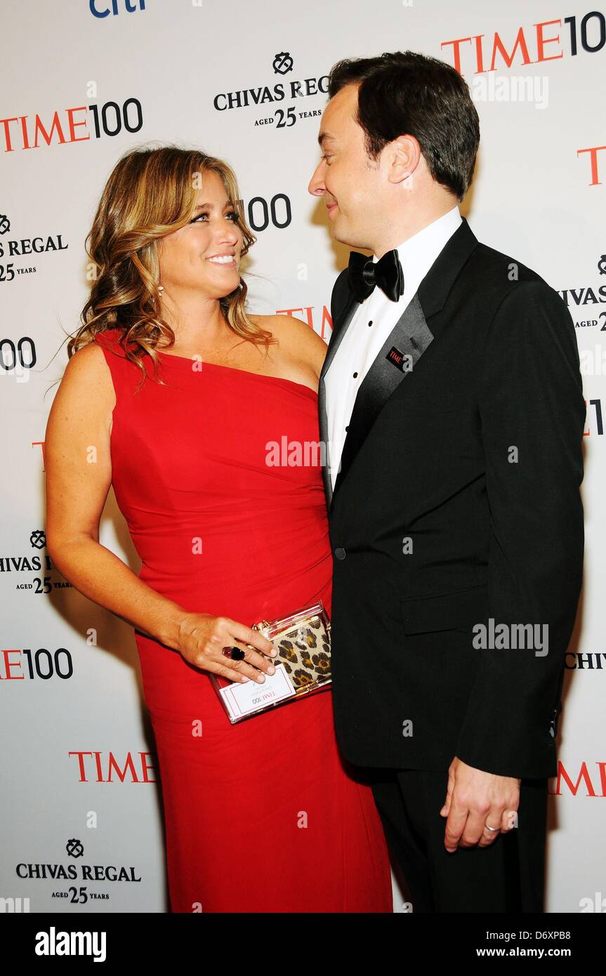 Nancy Juvonen, Jimmy Fallon at arrivals for TIME 100 Gala - Part 2 ...