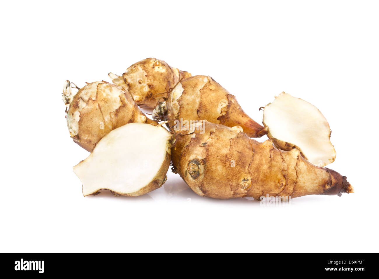 sunroot tubers or jerusalem artichoke (Helianthus tuberosus Stock Photo ...