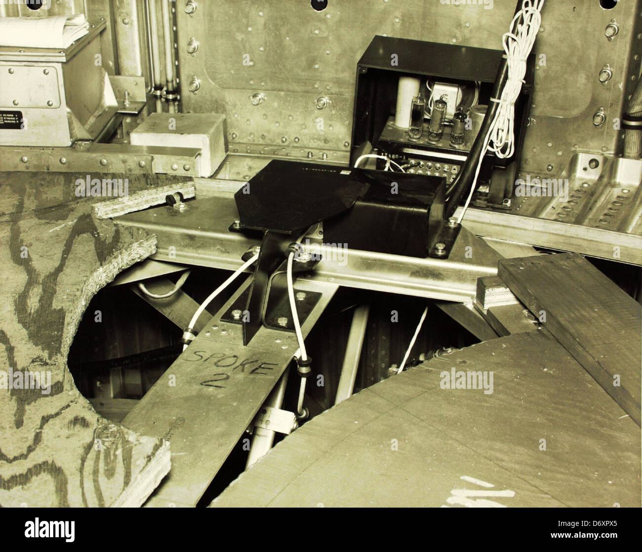 This photograph from 1965-1975 features the Little Joe 2 test vehicle ...