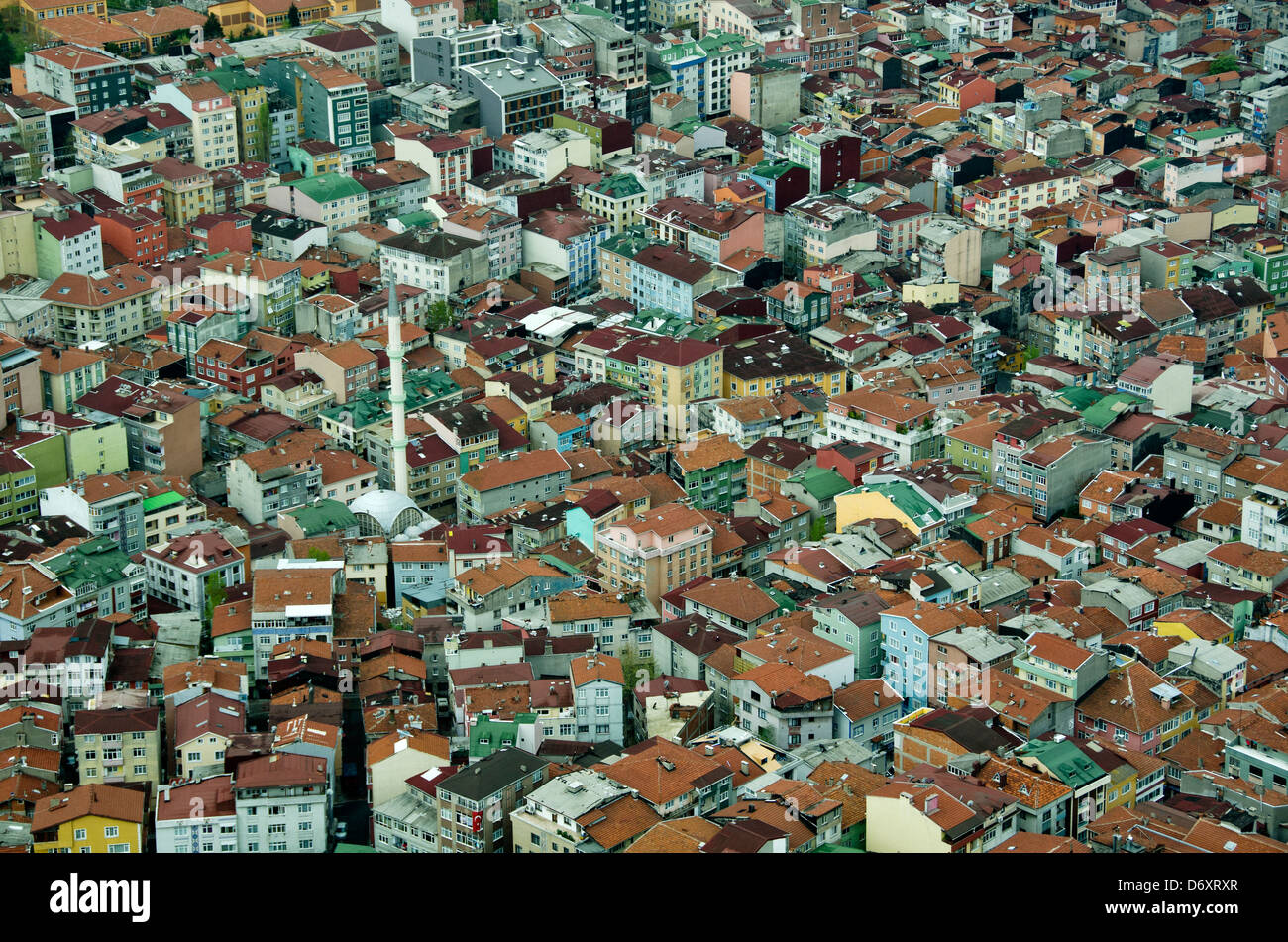 ISTANBUL FROM ABOVE BIRDS EYE VIEW Stock Photo - Alamy