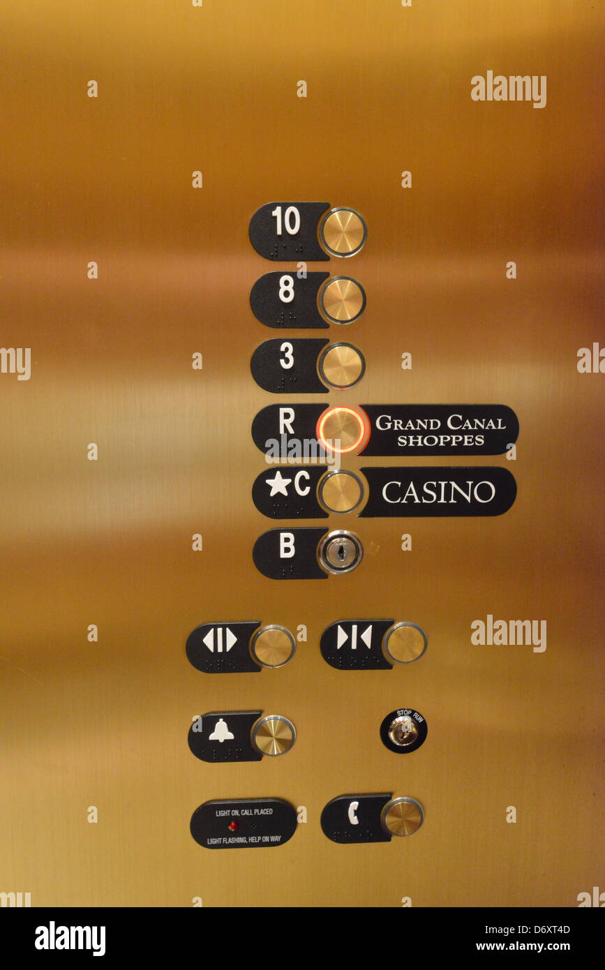 Hotel lift numbers hi-res stock photography and images - Alamy