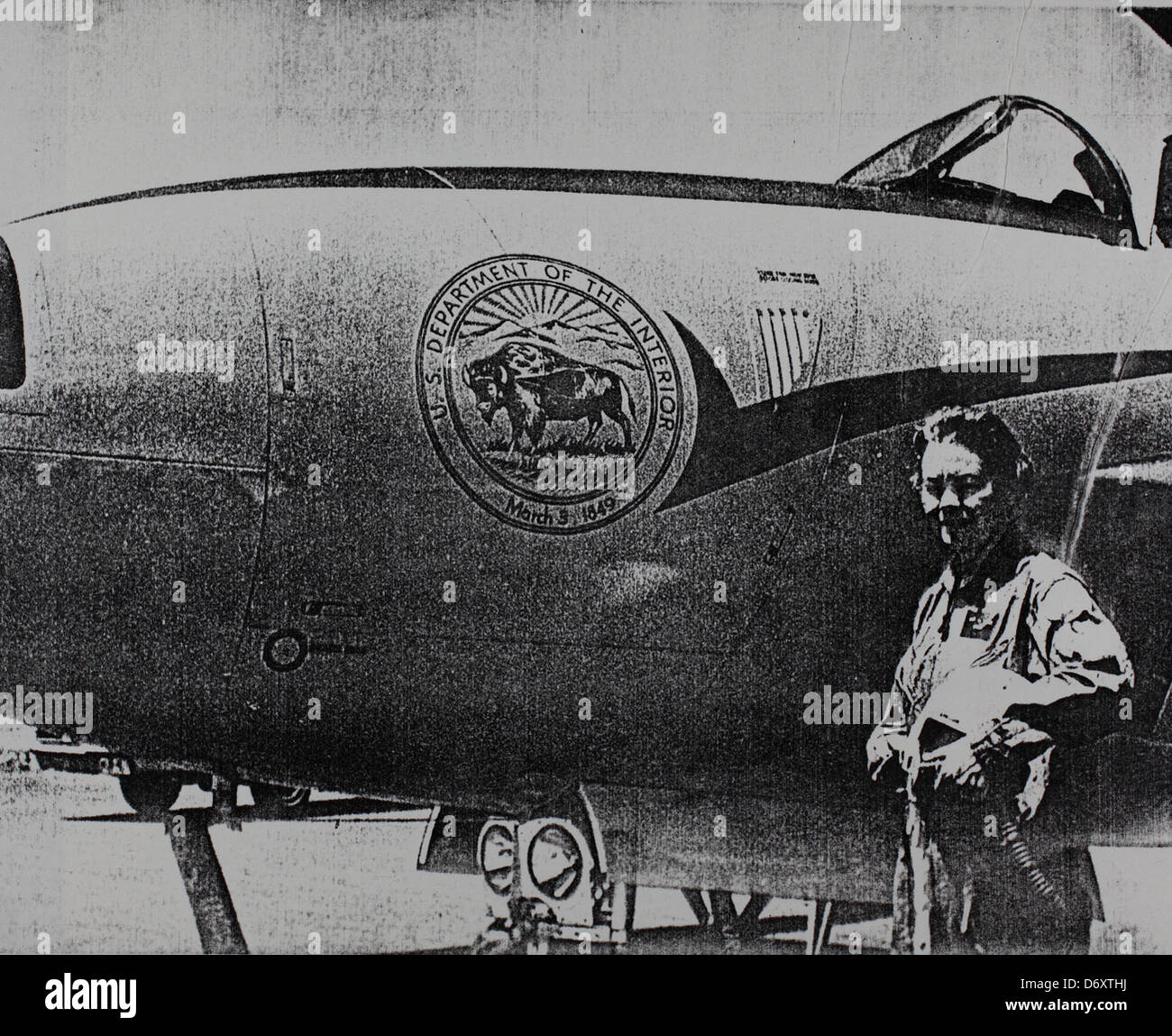 A photograph highlighting the contributions of women in flight ...