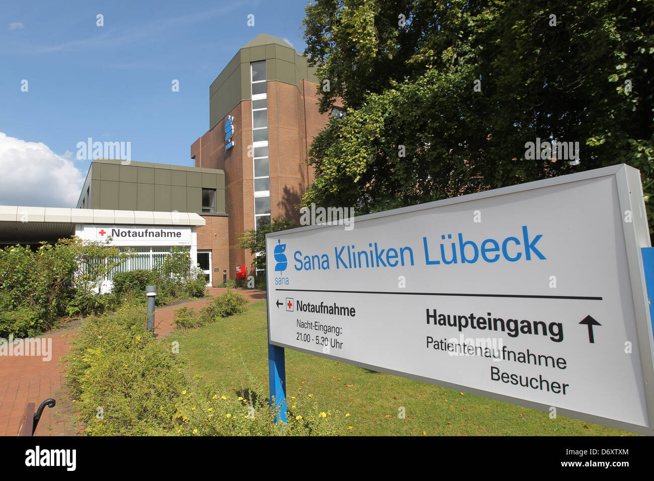 Luebeck, Germany, Sana Clinics Luebeck Stock Photo - Alamy