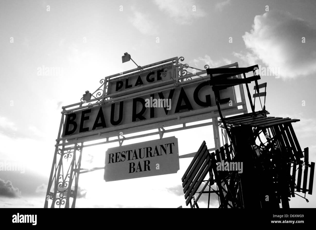 Beau Rivage in Nice France Stock Photo - Alamy