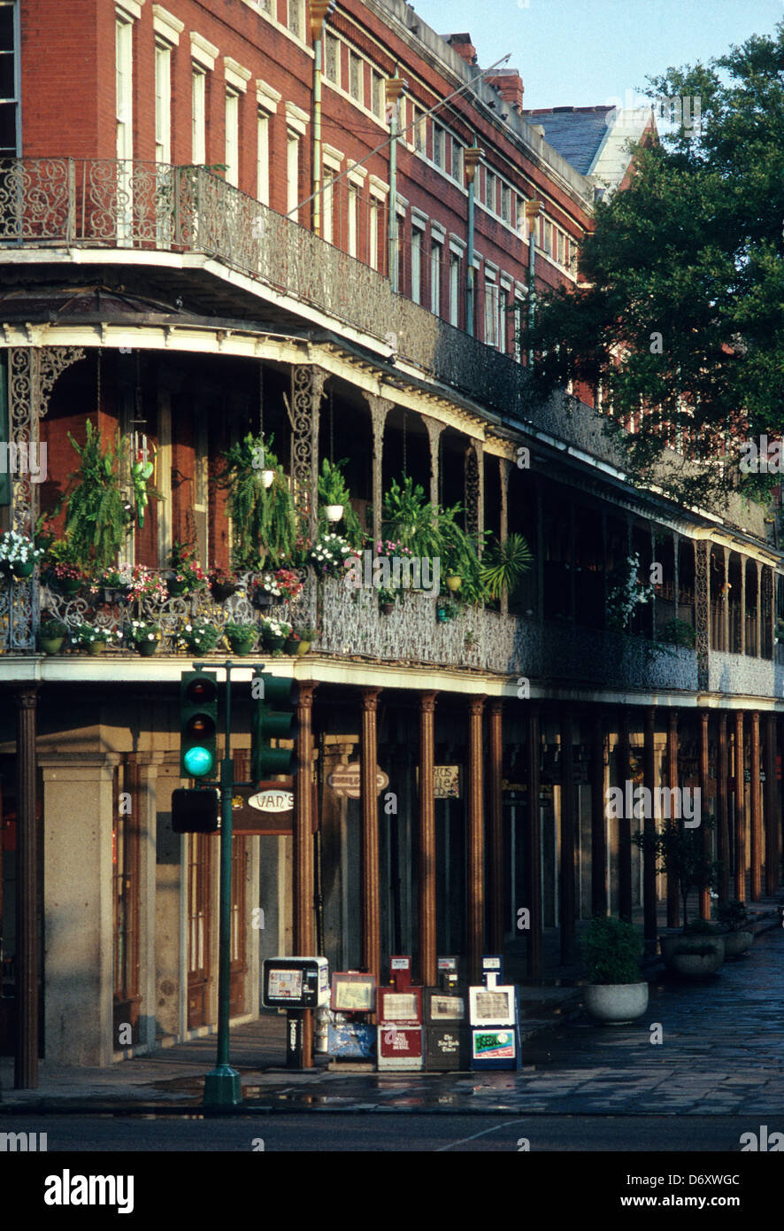 Elk283-1575v Louisiana, New Orleans, Pontalba Building, 1849 Stock ...