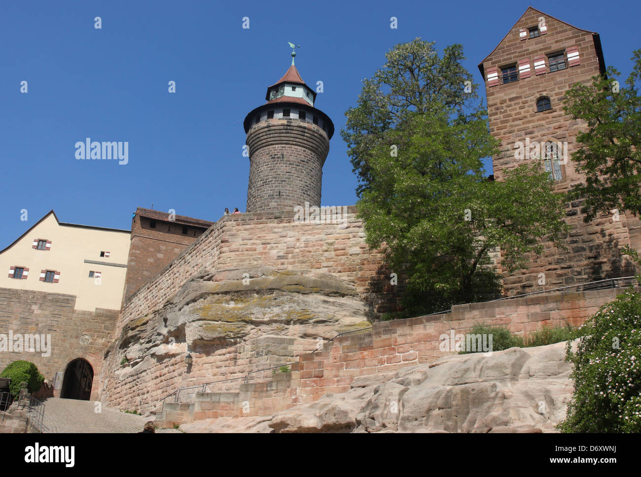 Nuernberg, Germany, the Nuremberg Castle Exterior Stock Photo - Alamy