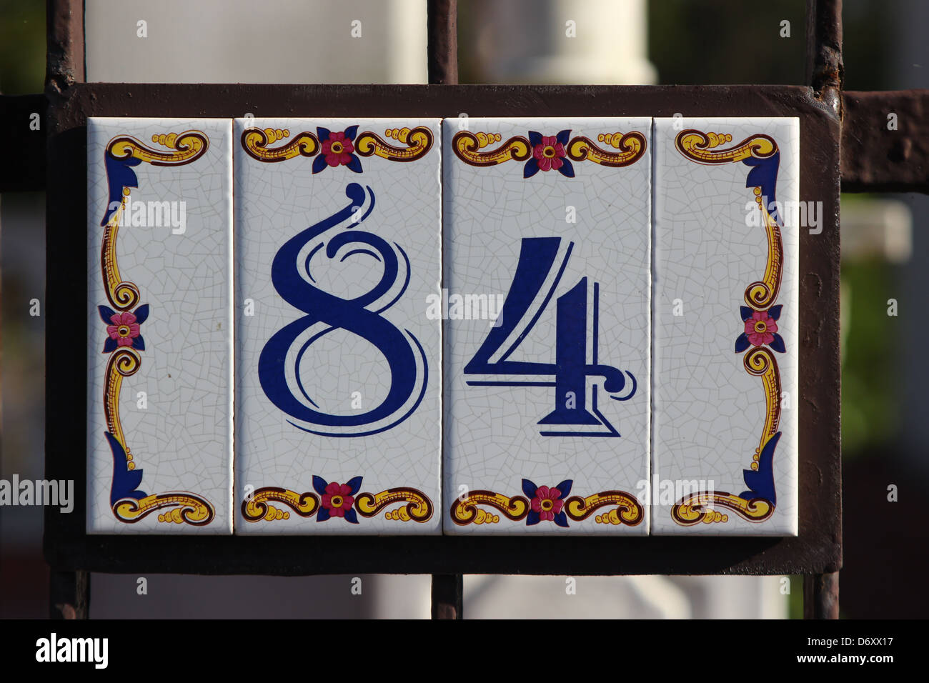 Plate number 84 hi-res stock photography and images - Alamy
