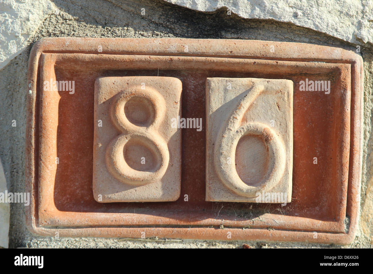 Plate number 86 hi-res stock photography and images - Alamy