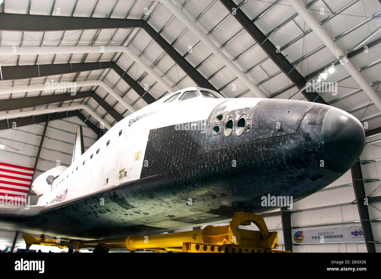 Space Shuttle Endeavour, California Science Center in Los Angeles Stock ...