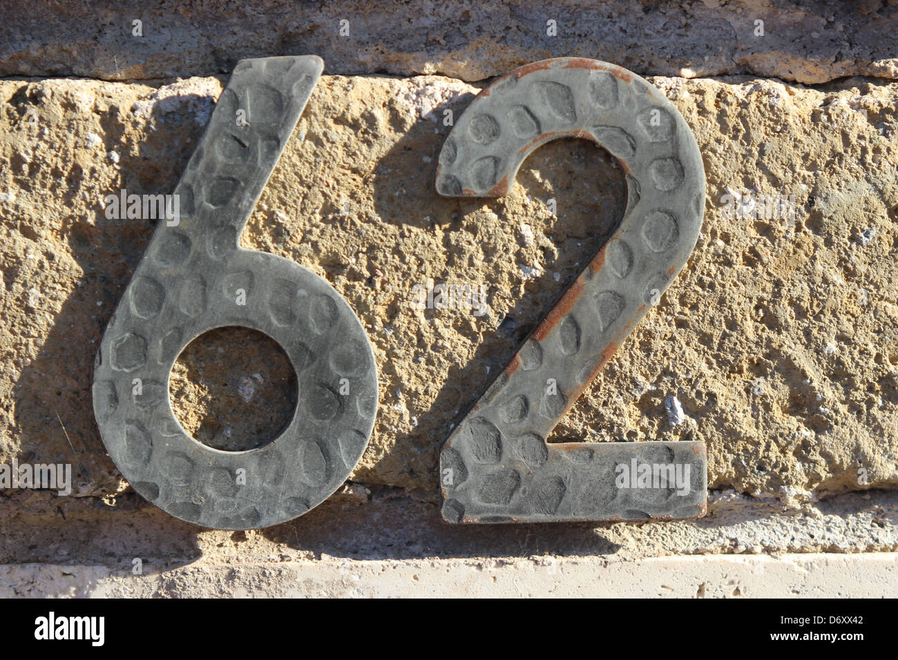 Number 62 sixty two hi-res stock photography and images - Alamy