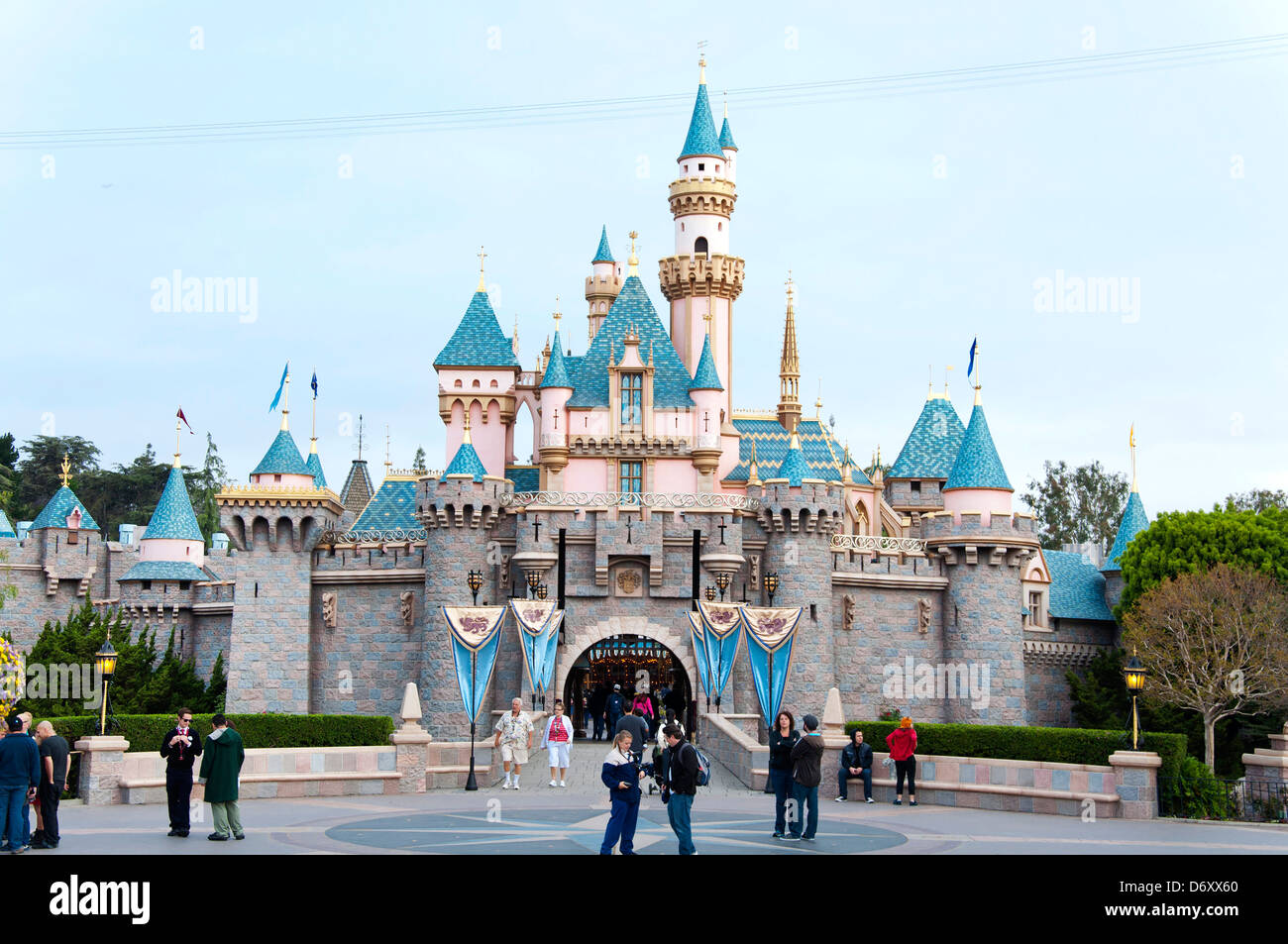 The Original Disney Castle Disneyland Wallpaper Mural Photography Art ...