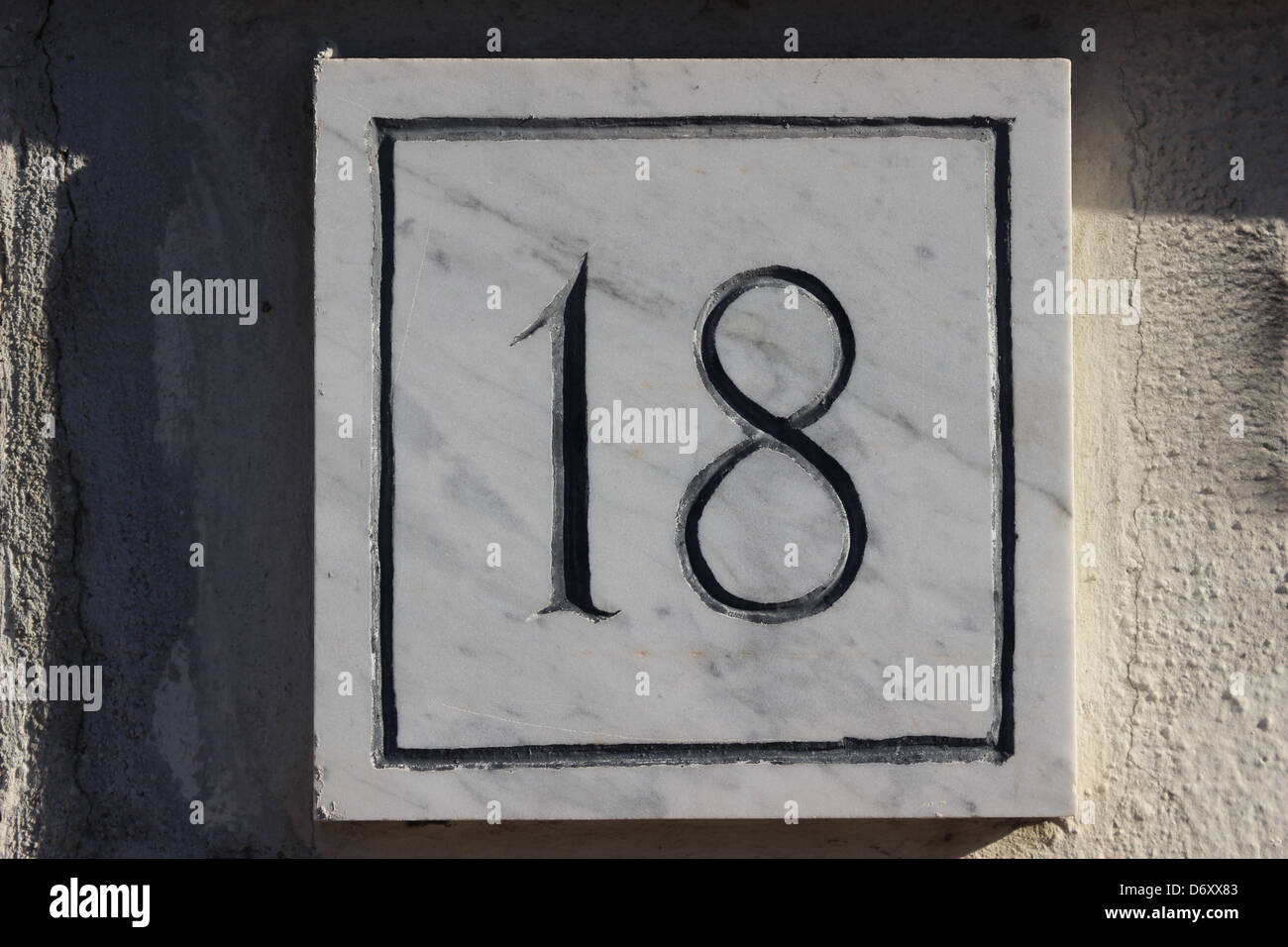 18 number plate hi-res stock photography and images - Alamy