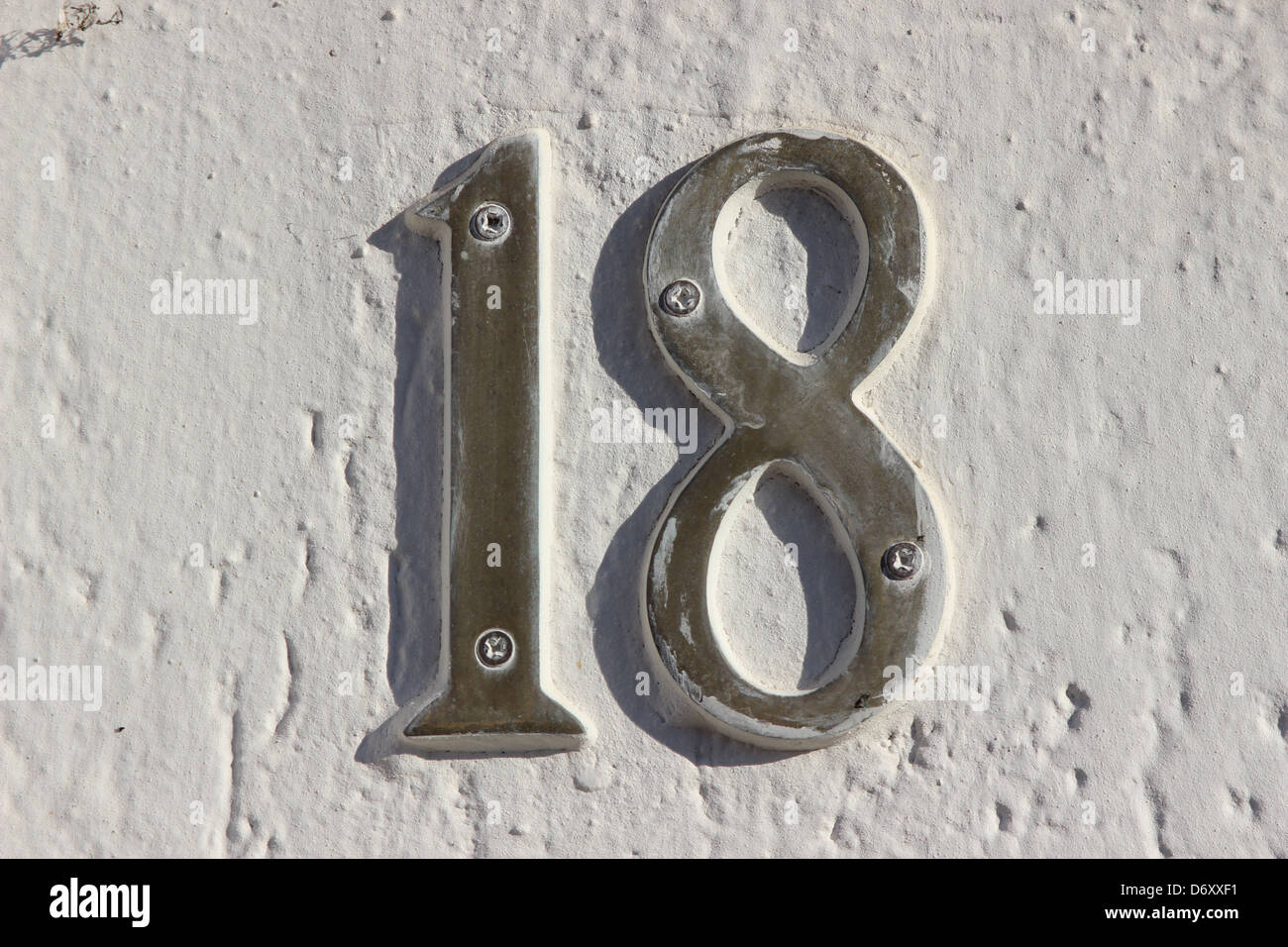 18 number plate hi-res stock photography and images - Alamy