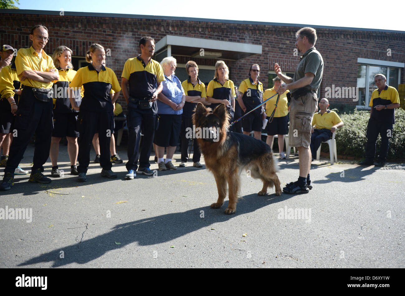 Berlin Germany Joerg Ulbricht Dog Trainer Teaches Postman In Dealing berlin-germany-joerg-ulbricht-dog-trainer-teaches-postman-in-dealing