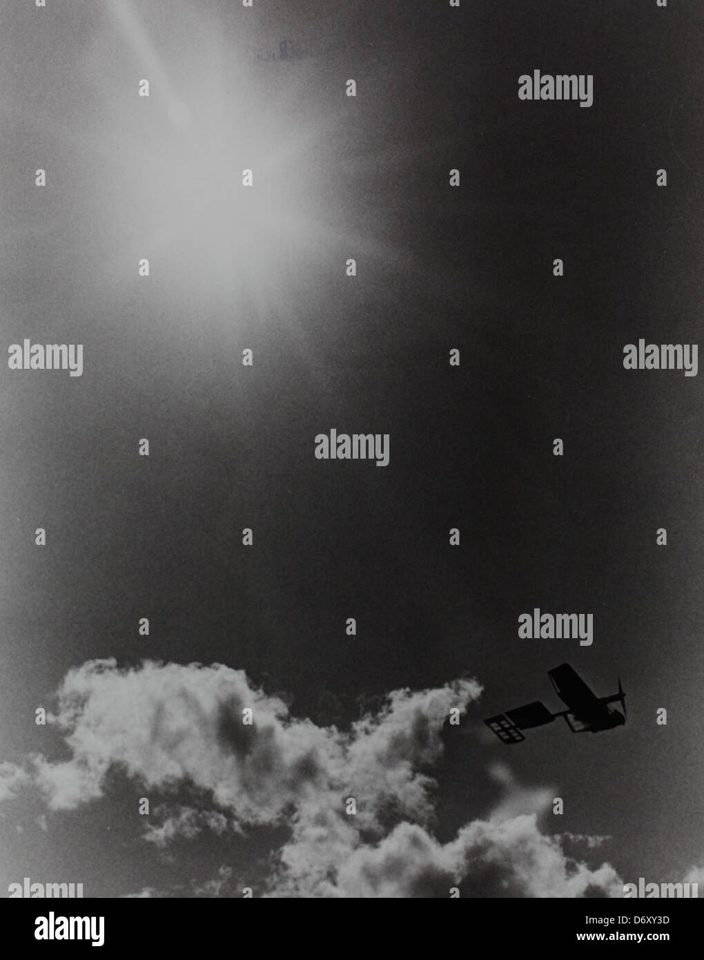 The Solar Challenger, a pioneering solar-powered aircraft, is shown in ...