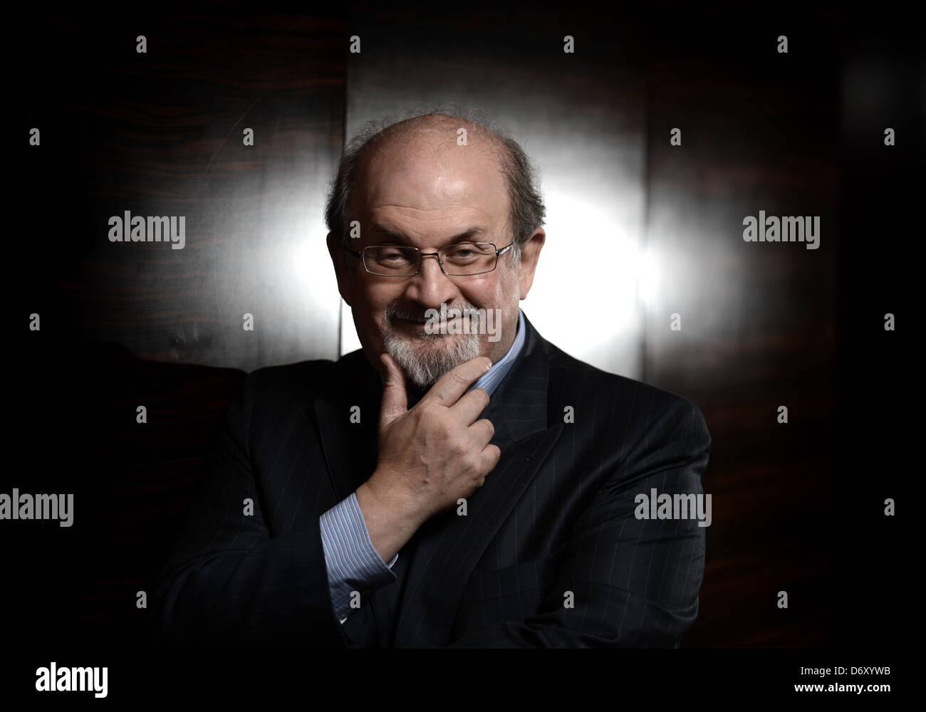 Berlin, Germany, writer Salman Rushdie, in portrait Stock Photo - Alamy