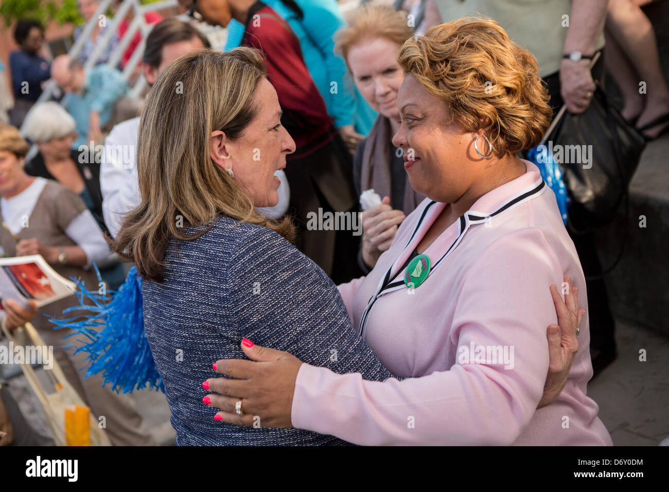 Elizabeth Colbert Busch the democratic candidate for the open House ...
