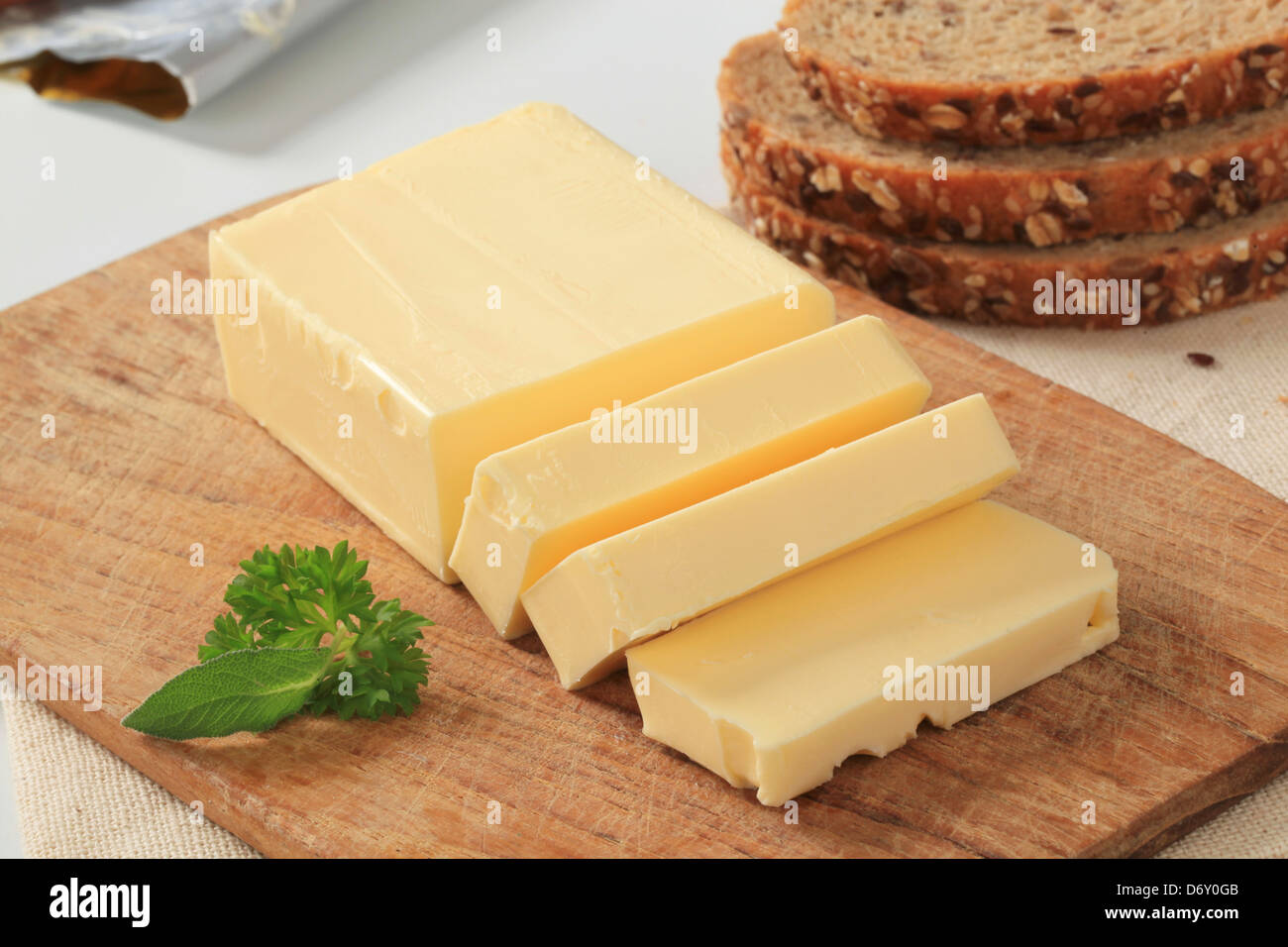 Block of butter hi-res stock photography and images - Alamy