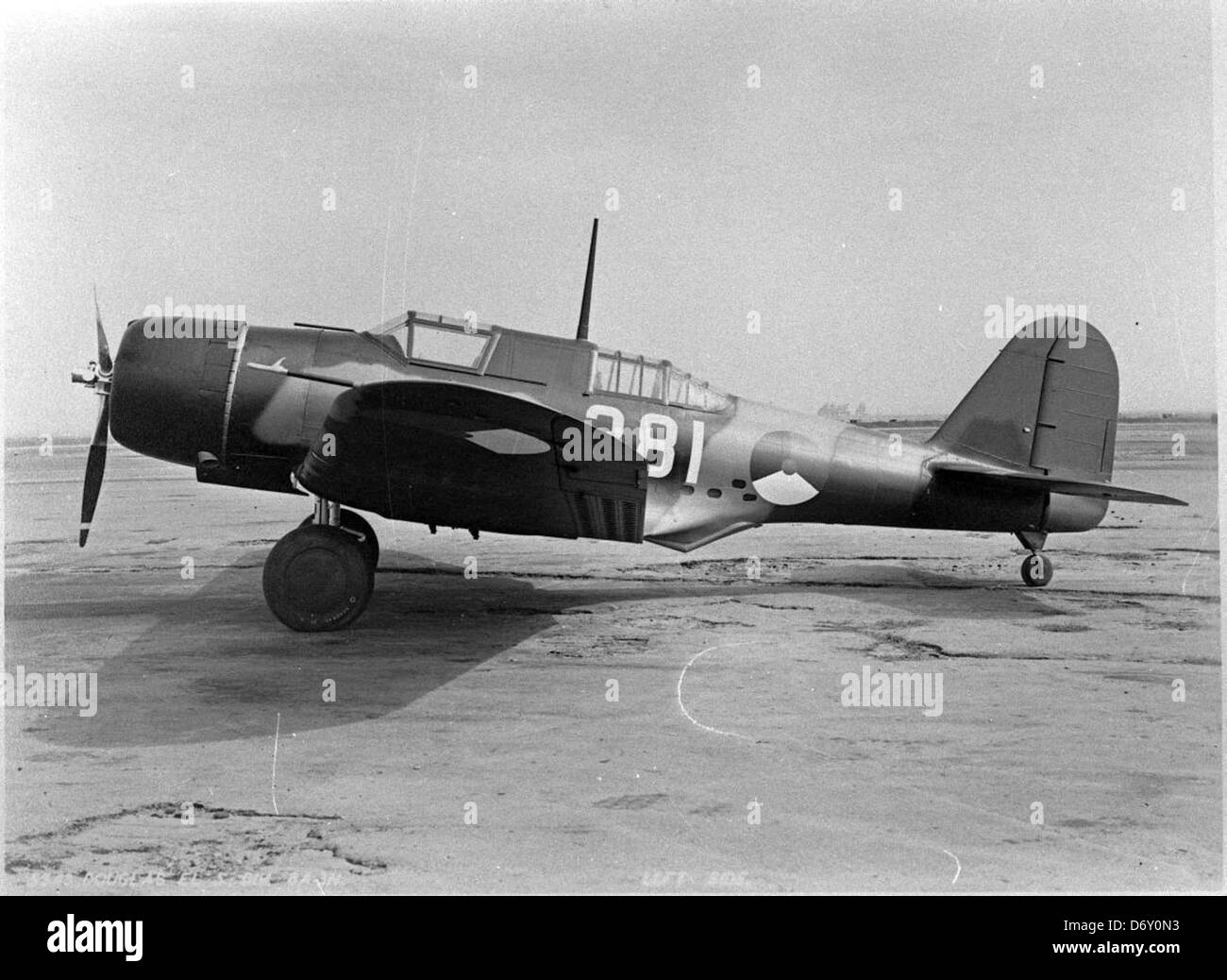 This image shows the Northrop-Douglas 8A aircraft, captured in a 1938 ...