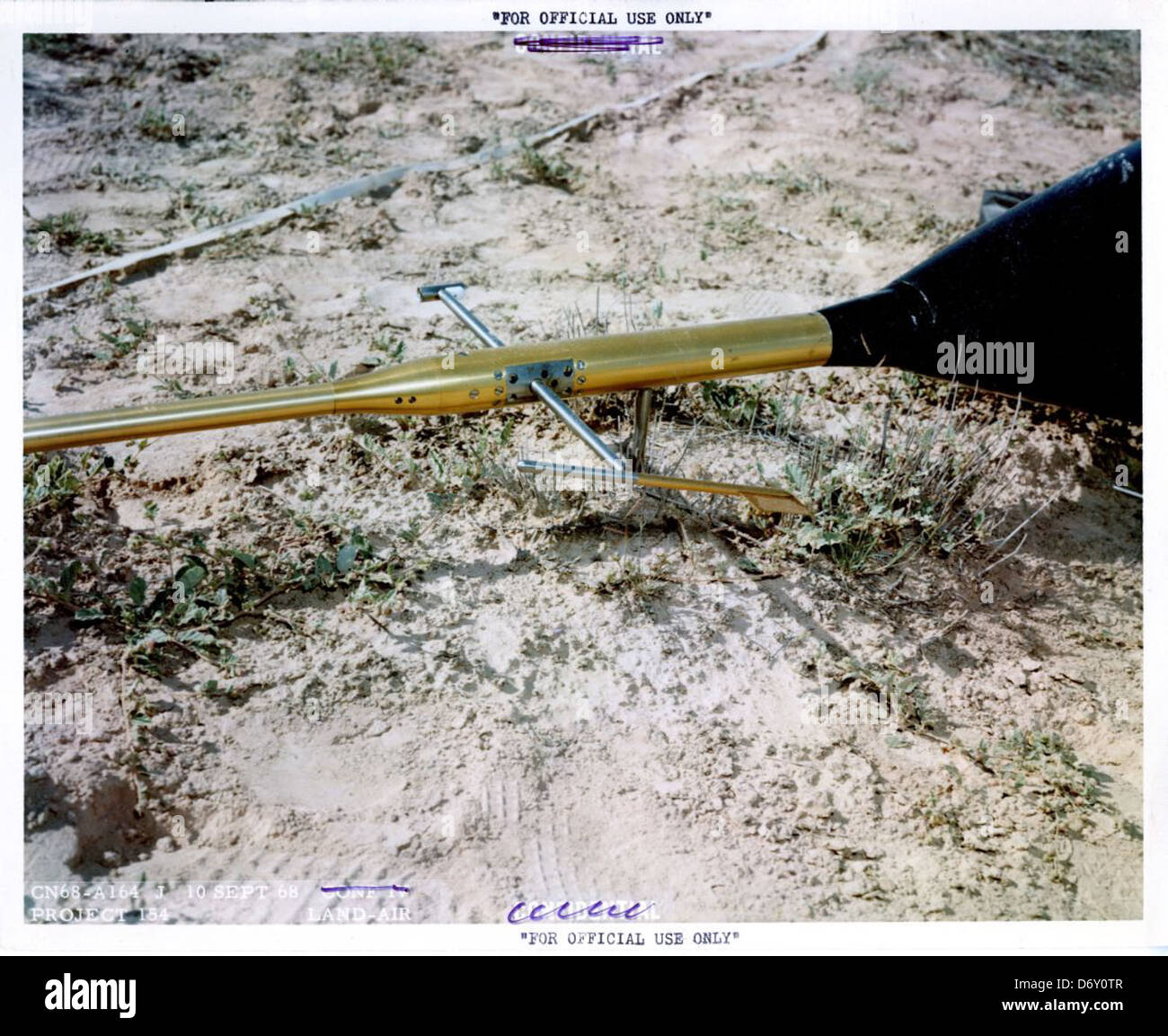 A photograph of the AQM-91A Compass Arrow aerial drone, model 154 ...