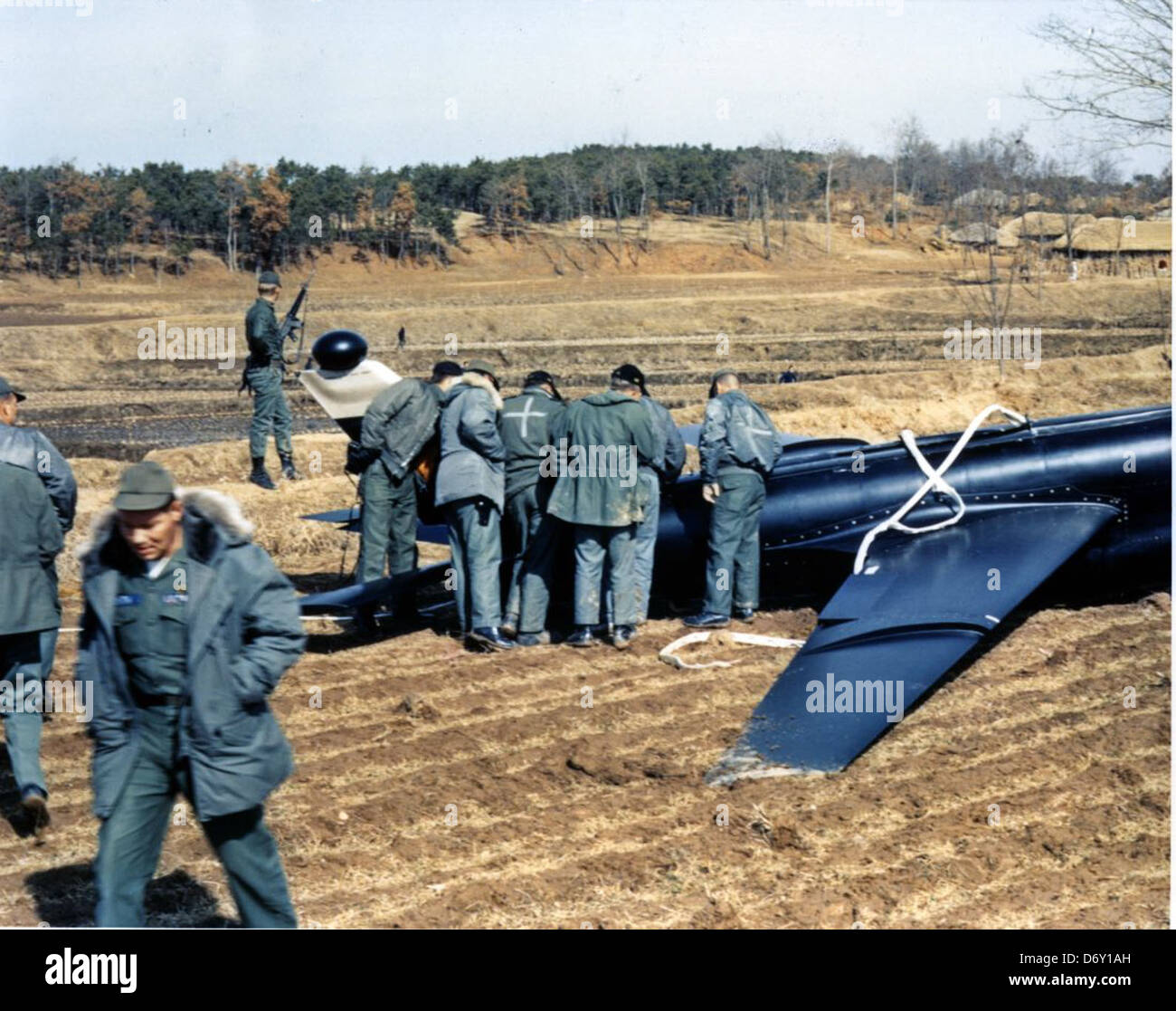 Photograph of a Ryan Aeronautical Firebee drone at Osan Air Base in ...