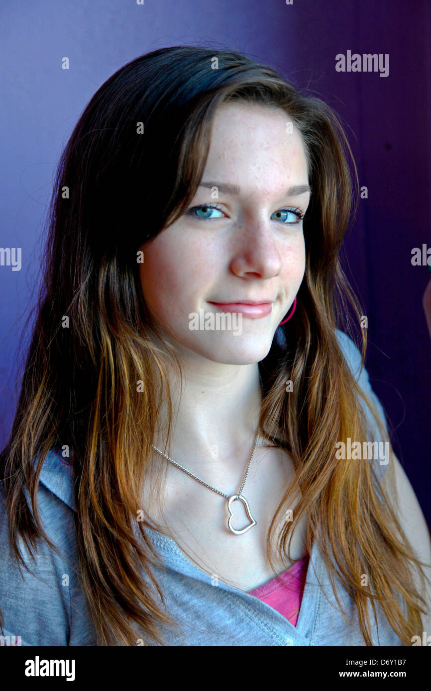 Teenage female employee at the teen used Express Yourself Clothing ...