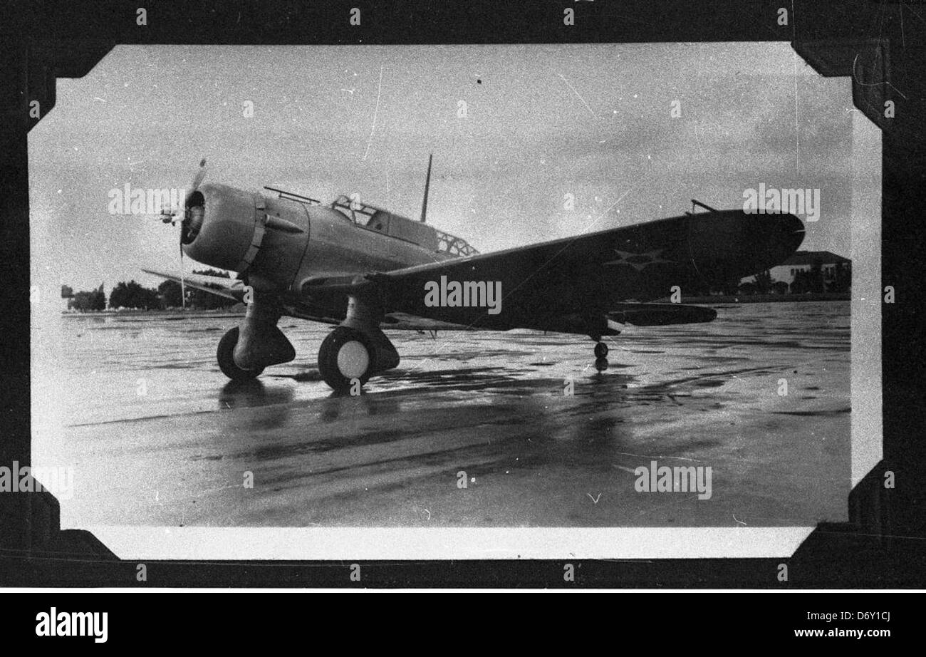 This image depicts the Northrop A-17, a light attack aircraft, possibly ...