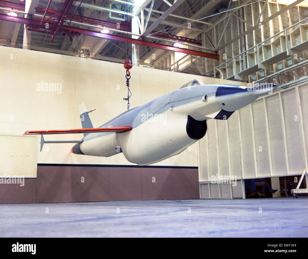 This image shows the Ryan 147SC/TV reconnaissance drone, also known as ...
