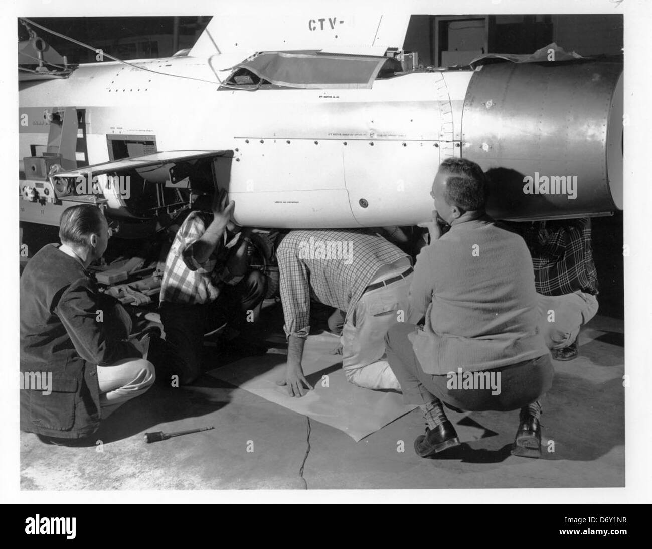 0666-74-22683 Radioplane XQ-4 CTV-4, print scan Stock Photo - Alamy