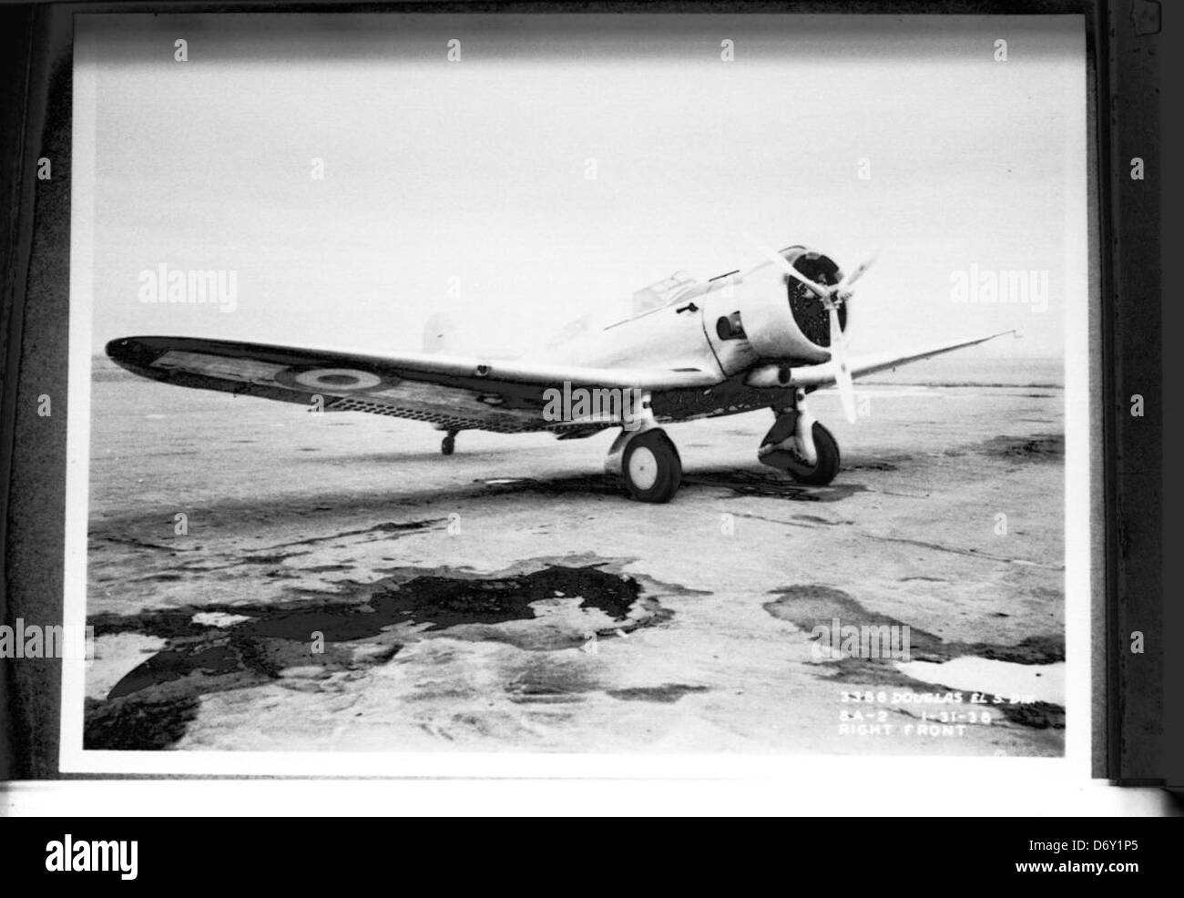 This photo from January 31, 1938, depicts the Northrop-Douglas 8A-2 ...