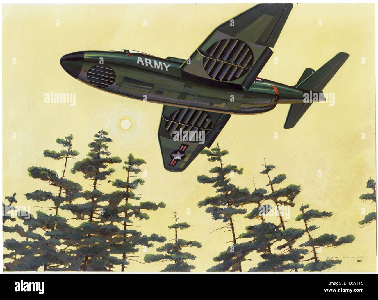 The Ryan XV-5 Vertifan was an experimental aircraft designed to demonstrate vertical takeoff and ...