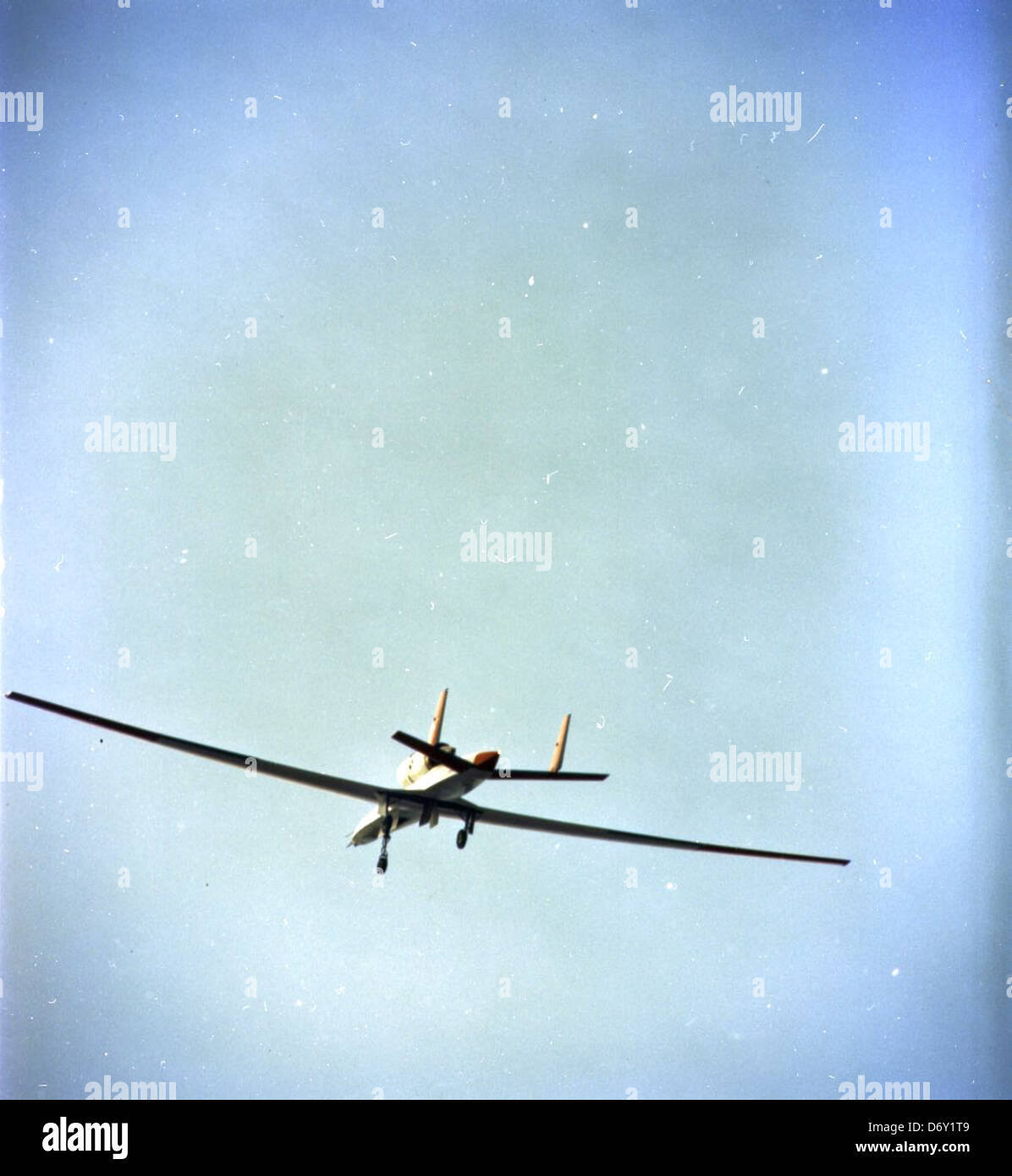 This USAF photo features the YQM-98, a reconnaissance drone designed ...