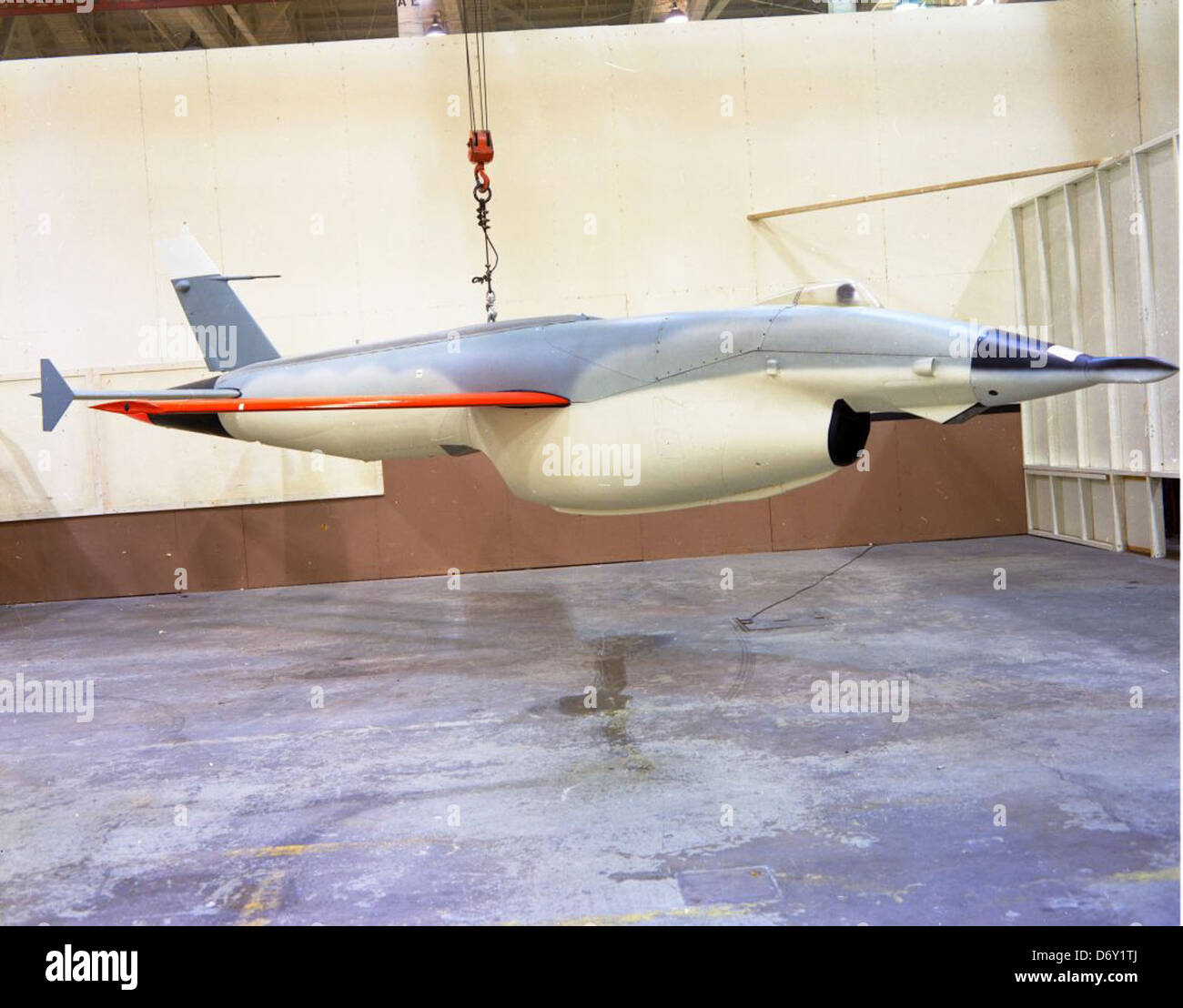 This image shows a Ryan Aeronautical drone, specifically the Model 147 ...