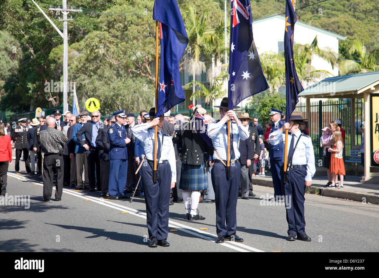 Australian military parade hi-res stock photography and images - Alamy