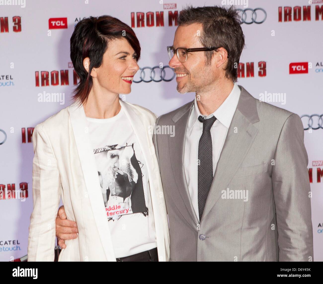 Los Angeles, USA. 24th April, 2013. Kate Mestitz, Guy Pearce at ...
