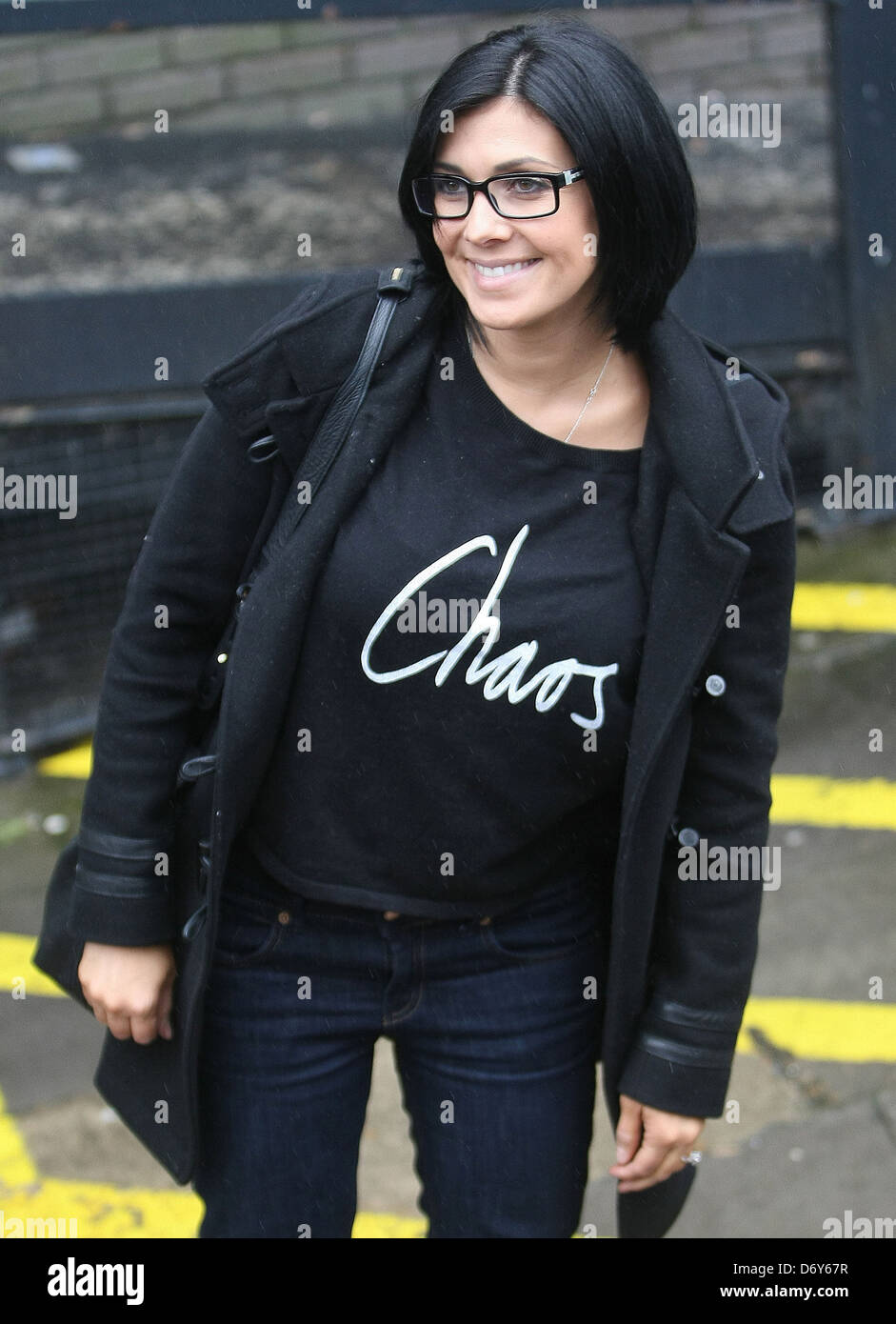 Kym Marsh at the ITV studios London, England - 07.03.12 Stock Photo - Alamy