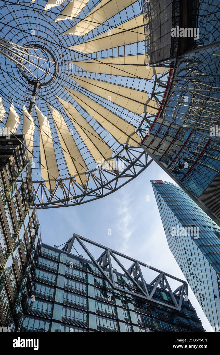 Roof structure of the sony center hi-res stock photography and images ...