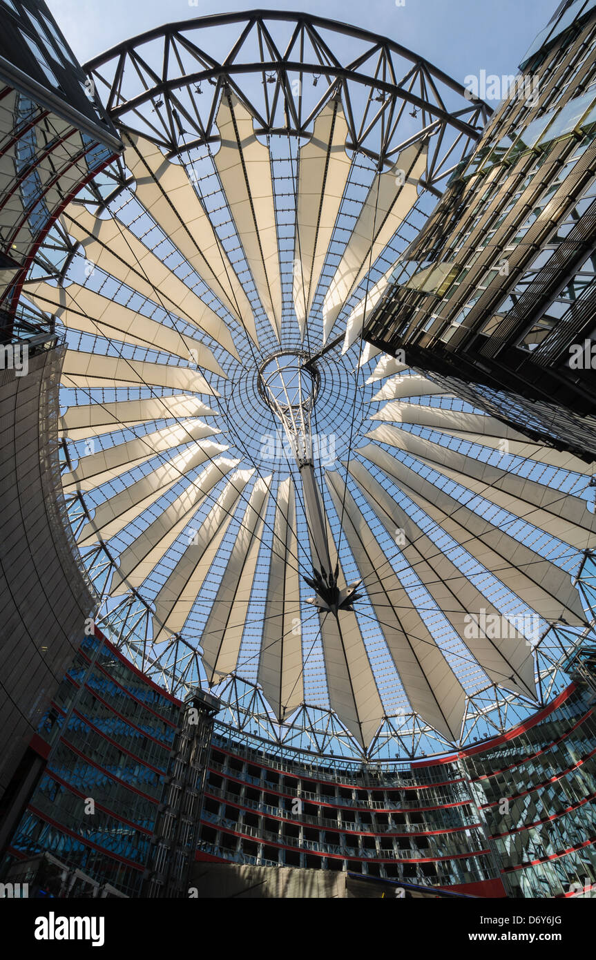 Roof structure of the sony center hi-res stock photography and images ...